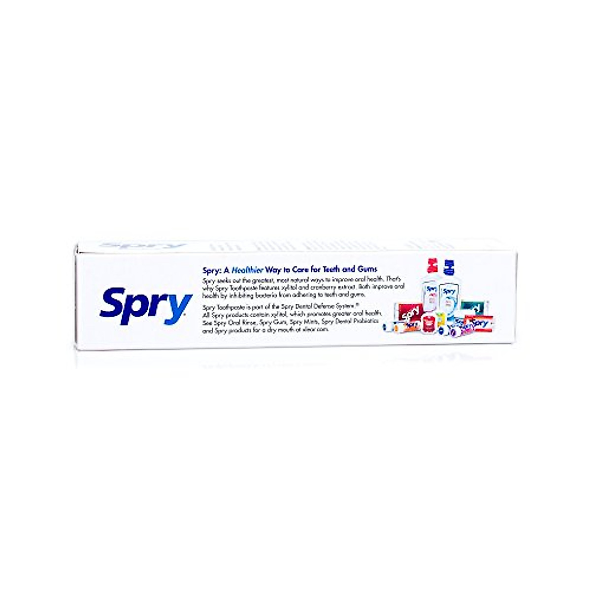 Spry Xylitol Toothpaste 5oz, Fluoride Free Toothpaste Adult and Kids, Teeth Whitening Toothpaste with Xylitol, Natural Breath Freshening, Mouth Moisturizing Ingredients, Cinnamon (Pack of 1)