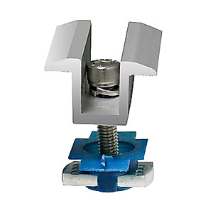 10Pcs Solar Panel Clamps 30/35/40mm Solar Panel Bracket Aluminium Mounting Accessories Aluminum Solar Clamp