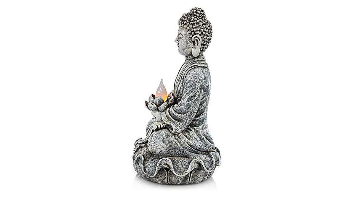 Zen Buddha Solar Garden Light - Tranquil Outdoor Decor