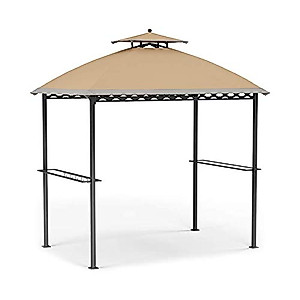 Garden Winds Replacement Canopy Top Cover for Oakmont Grill Gazebo - Riplock 350