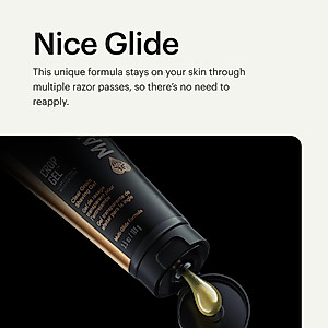 MANSCAPED® Crop Gel® Clear Groin Shaving Gel, Moisturizing and Lubricating Multi-Glide Formula Designed for Below-the-Waist Trimming, Vegan and Paraben-Free (3.5 oz)