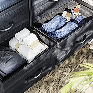 YITAHOME Dresser with 9 Drawers - Fabric Storage Tower, Organizer Unit for Living Room, Hallway, Closets & Nursery & 10 Drawer Dresser - Fabric Storage Tower, Organizer Unit