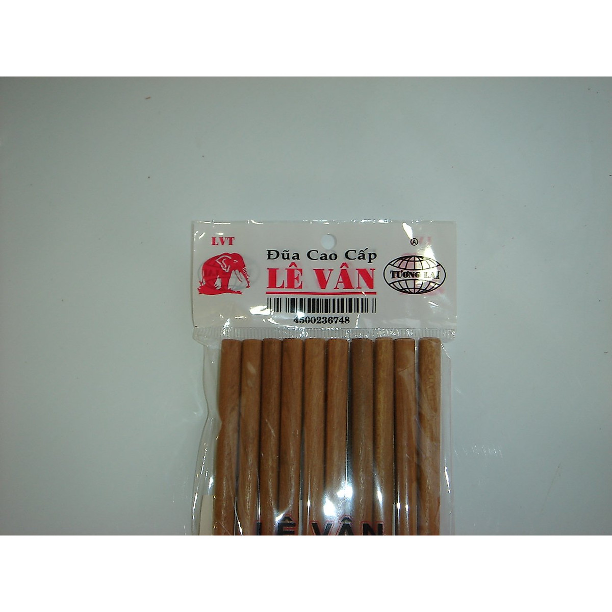 New Le Van Set of 10 Pair Hard Wood Chopsticks