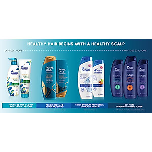 Head & Shoulders Dandruff Shampoo and Conditioner, Supreme Color Protect with Argan Oil and Manuka Honey, 11.8 Oz, 9.4 Oz