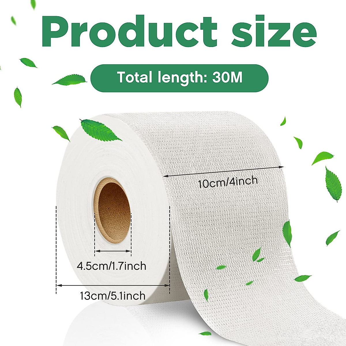 Tondiamo 4 Inch x 98 Foot Textile Fiberglass Waterproofing Roof Tape Anti Fracture Membrane Fabric Sheet Reinforcing Mesh Fabric Liquid Drywall Tape Waterproofing Membrane for Shower Walls and Tiles