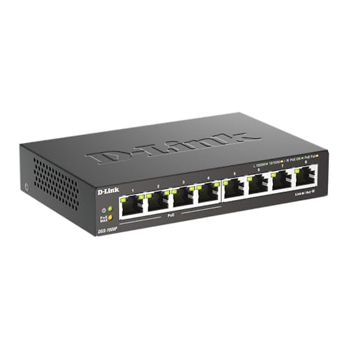 8-Port Gigabit Switch w/PoE