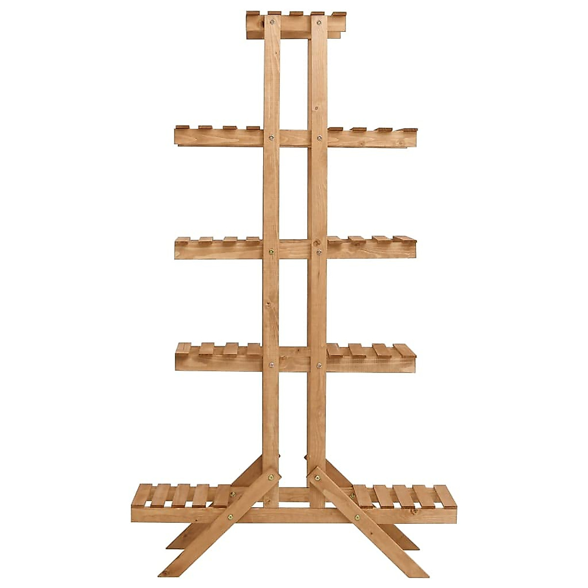 ZQQLVOO Mosaic Side Table,Plant Stand,Plant Rack,Plant Display Stand,Multi-Purpose Plant Stand,Flower Stands,For Backyard,Garden, Balcony,Terrace,Terracotta and White Ceramic