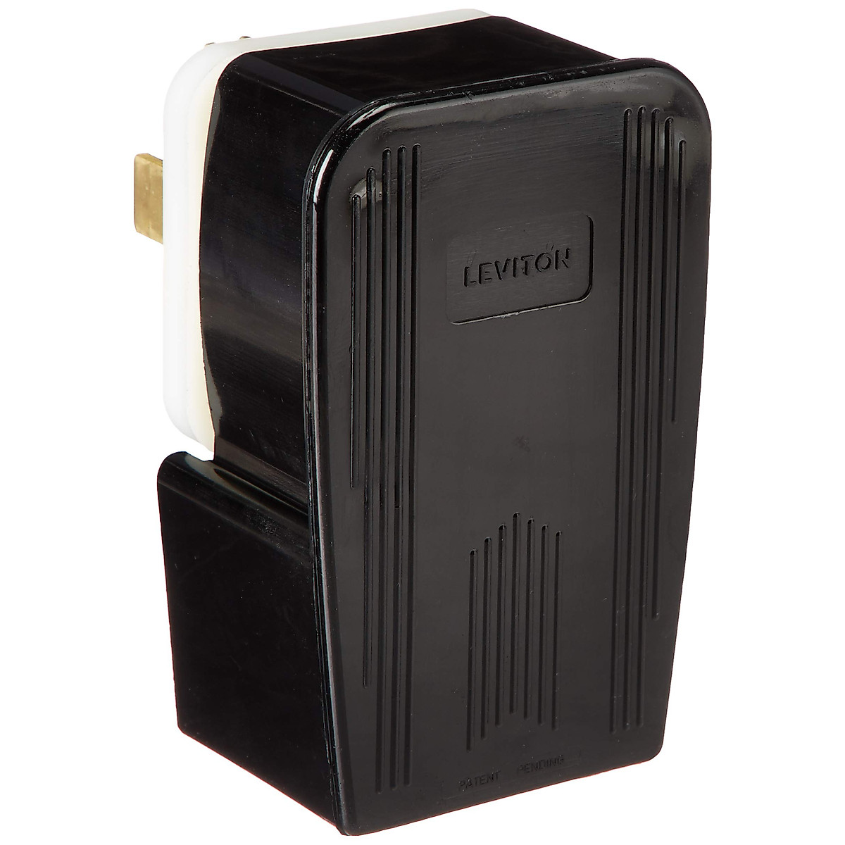 Leviton 8462-P 60 Amp, 250 Volt- 3PY, Straight Blade, Plug, Industrial Grade, Grounding, Angle, Black