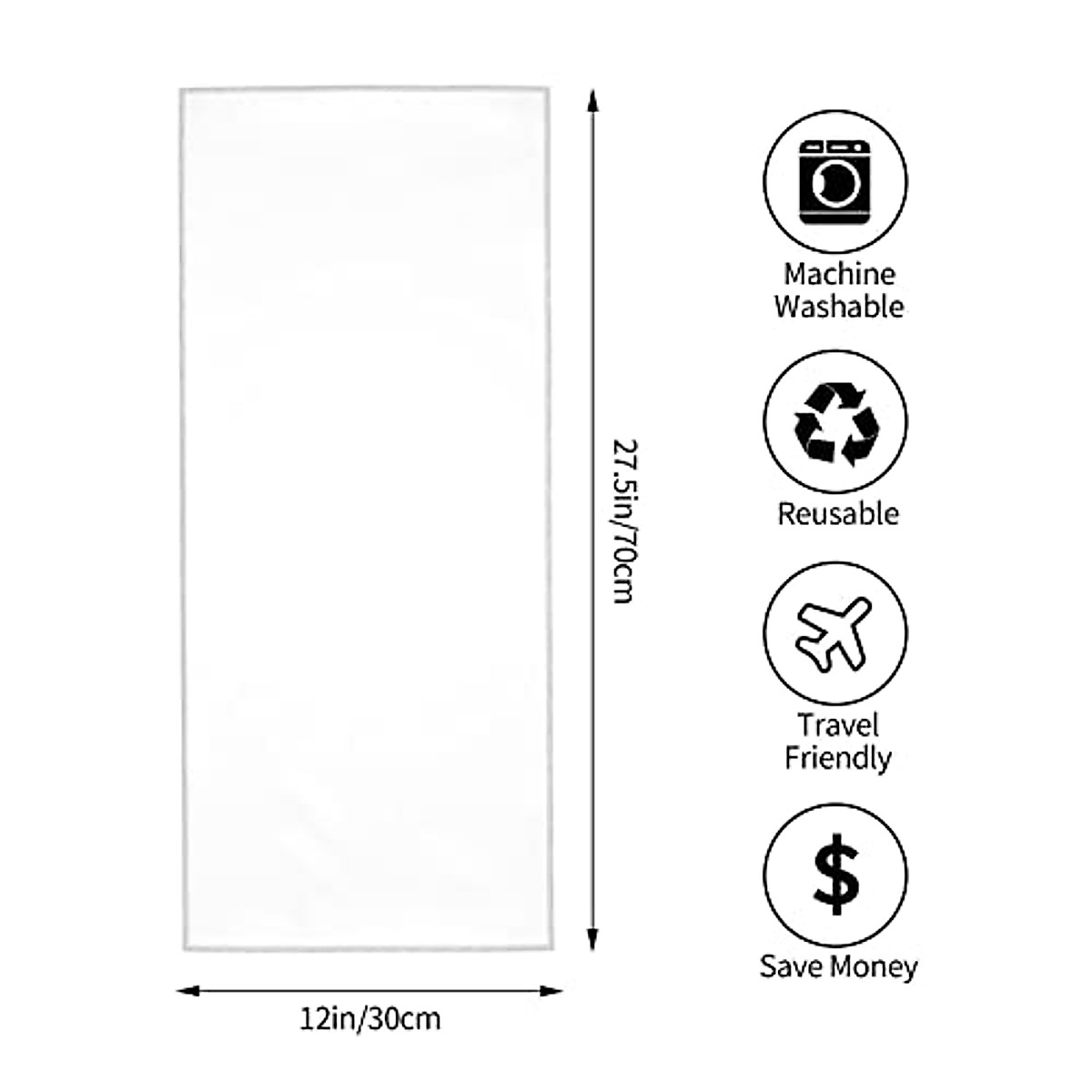 Map Hand Towel for Bathroom Home Kitchen Dish Towels,USA Map with Name of States in Colorful,Towel for Cooking and Baking,Multicolor - 12X27.5 inch