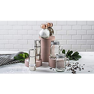 Olde Thompson Since 1944 Euro-Chrome Plated Salt & Pepper Shaker Set, 4.5"