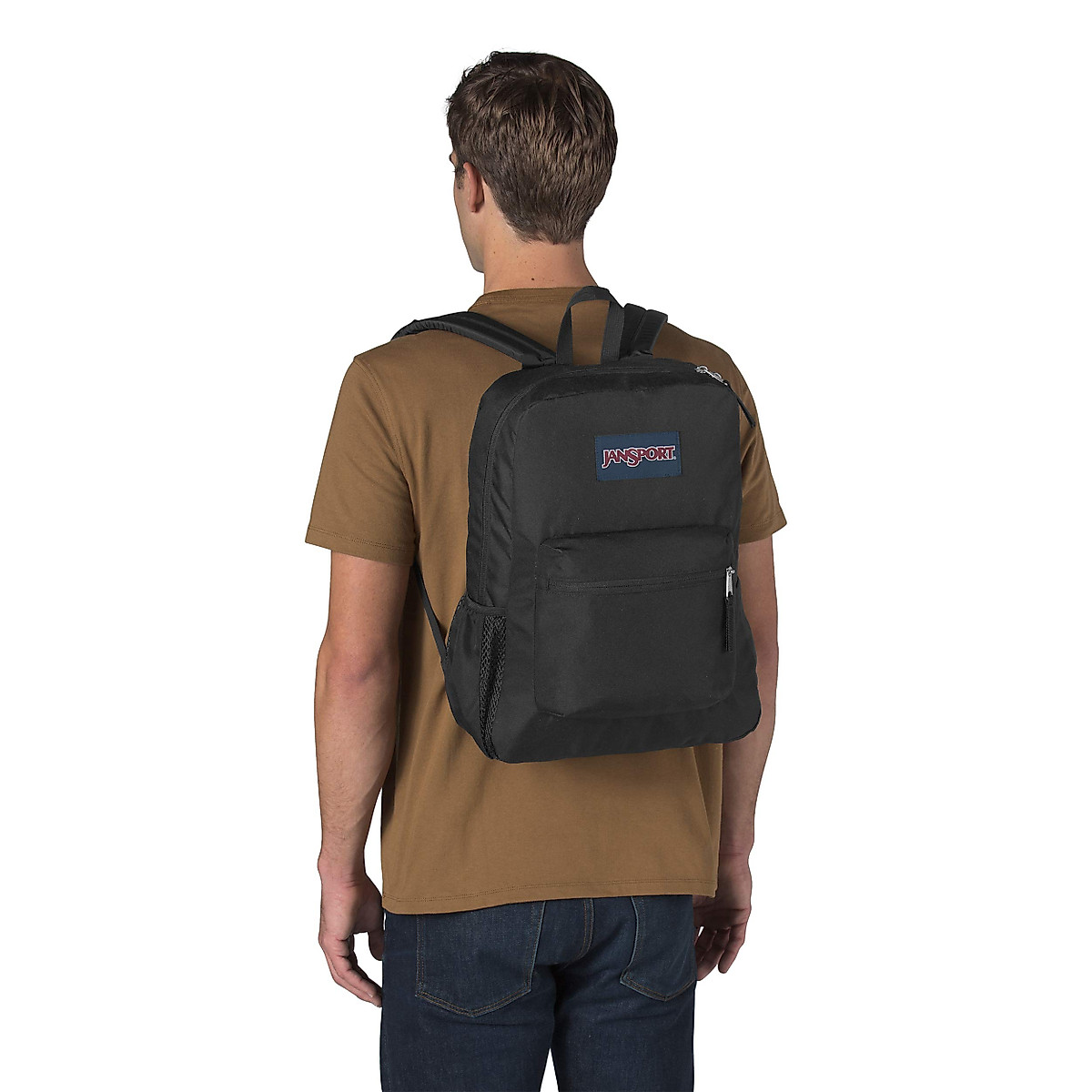 JanSport Cross Town Backpack, Black, One Size