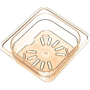 Carlisle FoodService Products 3089613 StorPlus High Heat Drain Shelf, Sixth Size, Amber