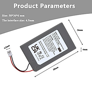PowerTrust 2Pack 1800mAh LIP1359 Battery Compatible with Sony PlayStation 3 PS3 Dualshock 3 Wireless Controller CECHZC2E, CECHZC2U