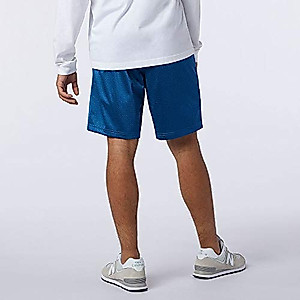 New Balance Men's NB Essentials Mesh Short, Captain Blue , Small