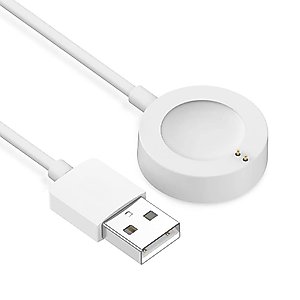 Charger for Fossil Gen 4, Gen 5, Gen 5E, Gen 6 & Charging Cable for Michael Kors Gen 4 5 5E 6 Smart Watch (3.3ft/1m, White)