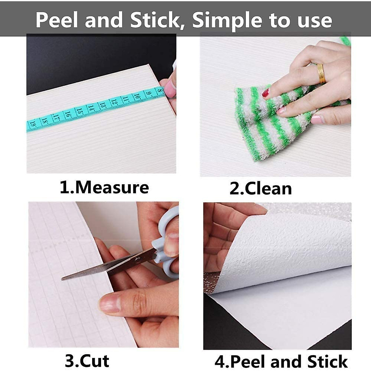 Kitchen Backsplash Stickers, 196.85X15.75 Inch Kitchen Wallpaper Stickers Self Adhesive Kitchen Aluminum Foil Stickers Oil Proof Waterproof (Silver Cube Texture)