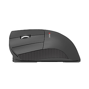 Contour Design Unimouse Left-Hand Mouse Wired - Wired Ergonomic Mouse for Laptop and Desktop Computer Use - 2.4GHz Fully Adjustable Mouse - Mac & PC Compatible