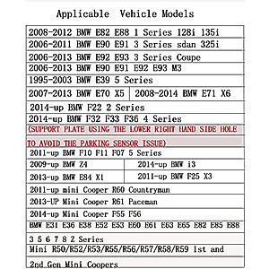 venveal Universal Car Tow Hook Front Bumper Screw-On Front Tow Hooks,Aluminum 16Mm Tow Hook for B-M W 1 3 5 Series E39 E82 E88 E90 E91E92 E93 X1 X3 X5 X6 F22 F30 F55 F66(Black)