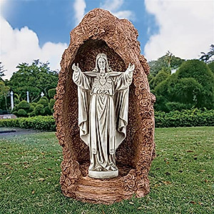 Design Toscano The Sacred Heart of Jesus Spiritual Garden Statue