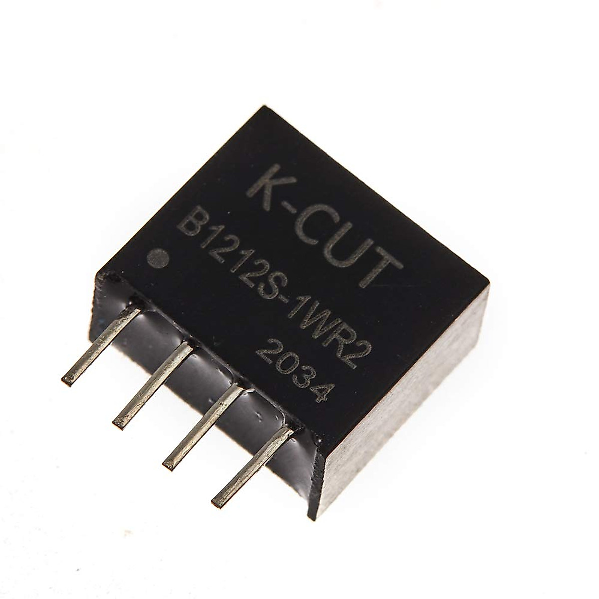 Bridgold 2pcs B1212S-1WR2 B1212S DC/DC Converter Input 12V Output 12V Isolation Power Supply Module Step Down High Efficiency Module Receivers，1W