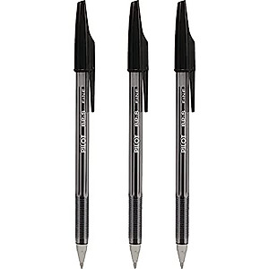 PILOT The Better Ball Point Pen Refillable Ballpoint Stick Pens, Fine Point, Black Ink, 2-Pack + 1 Bonus (35005)