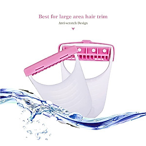 Disposable Blade Razor 20 PCS with individed pack, unisex dry/wet use hair removal, Safety Hygiene Protable