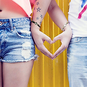 RechicGu Gold and Silver 8 Pieces Yin Yang Bff Couples Matching Necklace Adjustable Cord Bracelet and Key Chain Rings Enamel Feng Shui for Boyfriend Girlfriend Friendship Valentine Gift