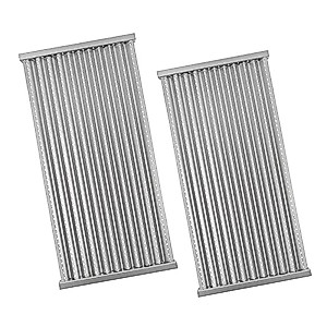 BBQration 2-Pack 18 7/16" Stamped Stainless Steel Replacement Emitter for Charbroil Commercial Tru-Infrared Prior to 2015 463246909 463241013 463243911 463241313 463241314 463247109, and More