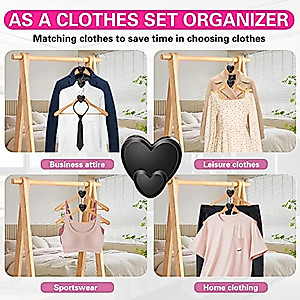 18 Pcs Space Saving Hanger Hooks, Clothes Hanger Connector Hooks, Heavy Duty Cascading Hanger Hooks for Organizer Closet, Fits All Hangers