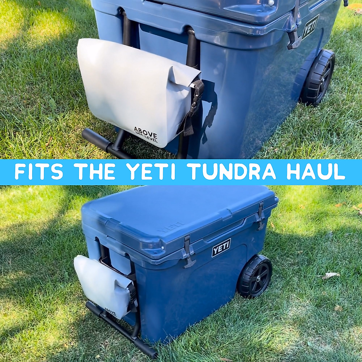 Cooler Net for Dry Storage and Organization - Compatible with YETI, RTIC, Igloo, Coleman, Lifetime, Pelican Ice Chests - Works with Cooler Lights, Wheel Kits, RTIC Cooler Accessories, and More