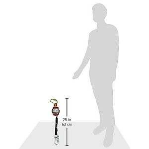 Miller by Honeywell MiniLite 11-Foot Personal Fall Limiter with Steel Carabiner and Snap Hook, 310 lb. Capacity (FL11-1-Z7/11FT)