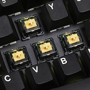 DROP Holy Panda X Mechanical Keyboard Switches - Plate Mount Quiet & Tactile Switches, Cherry MX Style, 65g, (35 PCS, 3-Pin)