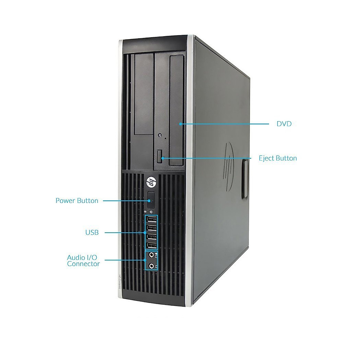 HP Compaq Desktop Computer Pro 6300 SFF Intel Core i5-3470 3.20GHz 8GB DDR3 Ram 1TB Hard Drive DVD-Rom Windows 10 Home (Renewed)