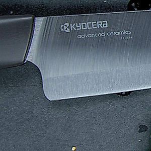 Kyocera FK-3PC-BKBK Ceramic Advanced Knife Set, 5.5" 4.5" 3", Black Handle With Black Blade