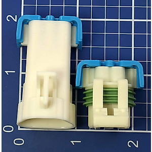 (2 Set) 5-Pin Seal Metri-Pack Assembly Connector Repair for Pontiac G6 (Left & Right) Headlights Connector Kit