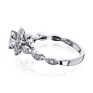 Kobelli Moissanite The Floral Spring Ring - 7.0 / Forever One D-E-F