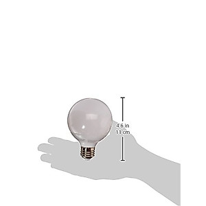 Feit Electric LED G25 Globe with a Medium E26 Base Light Bulb - 60W Equivalent - 10 Year Life - 650 Lumen - 3000K Warm White - Non-Dimmable | 3-Pack