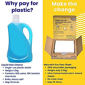 Naturali ECO Floor cleaning Sheets - 36pcs Tropical Scented Sheets