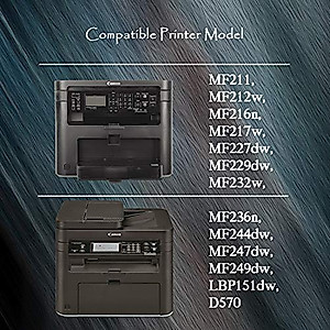 (4 Pack) Compatible CRG-137 Toner Cartridge Replacement for HP 137 (4xBlack) MF247dw LBP151dw MF212w MF216n MF217w MF227dw MF229dw MF232w MF236n MF244dw MF249dw Toner Printers, Sold by TG Imaging