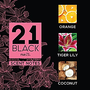 Rue 21 21 Black Eau De Parfum Women's Perfume Spray - 1.7 fl oz (50 ml)