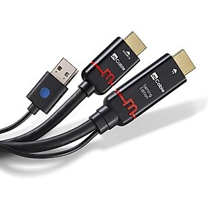 Marseille Inc. mCable Gaming Edition 6-Foot Smart HDMI, Anti-aliasing, Upscale Native Rendering Resolution Up to Super HD @ 120 FPS