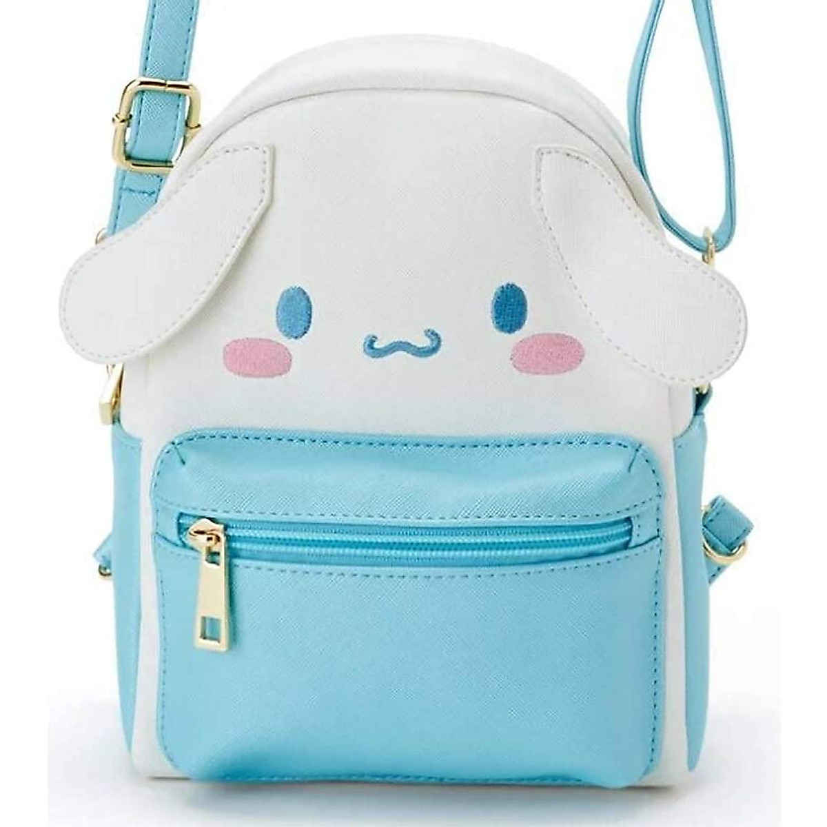 ALORVE Anime Cute Cartoon Bag Cosplay Shoulder Bag Backpack Handbag PU Schoolbags for Kids Girls Fans(Blue)