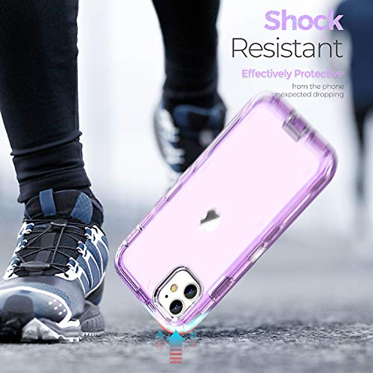 ORIbox Case Compatible with iPhone 11 pro max Case, Heavy Duty Shockproof Anti-Fall Clear case