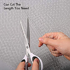 6 x 7.2 ft Aquarium Screen Net Clear Mesh Netting DIY Fish Tank Mesh Screen Net Air Screen Net Fish Tank Replacement Net for Aquarium Fish Tank Covering