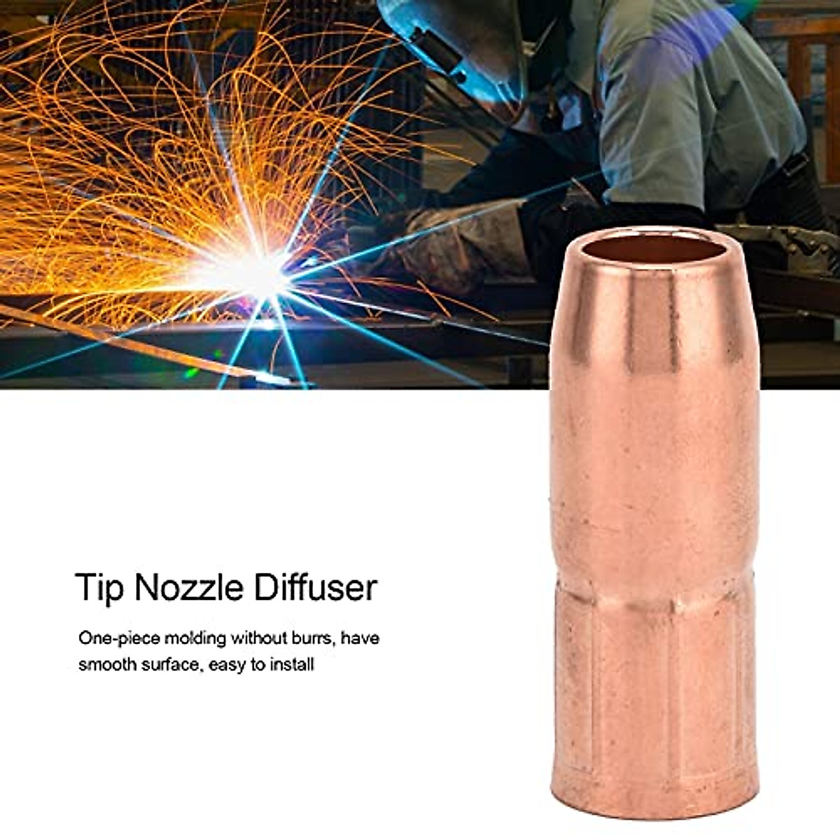 Welding Nozzle, Practical Mig Welder Tips Durable Protective for Soldering