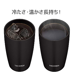 Thermos JDM-340 BK Vacuum Insulated Tumbler, 11.8 fl oz (340 ml), Black