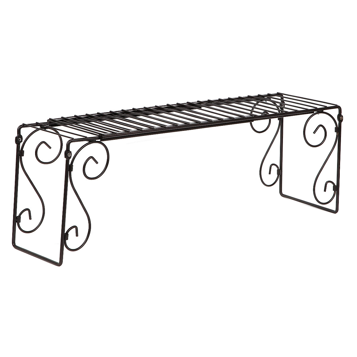 Trenton Gifts Kitchen Storage Sink Shelf Organizer, Expandable Wire Rack, Bronze