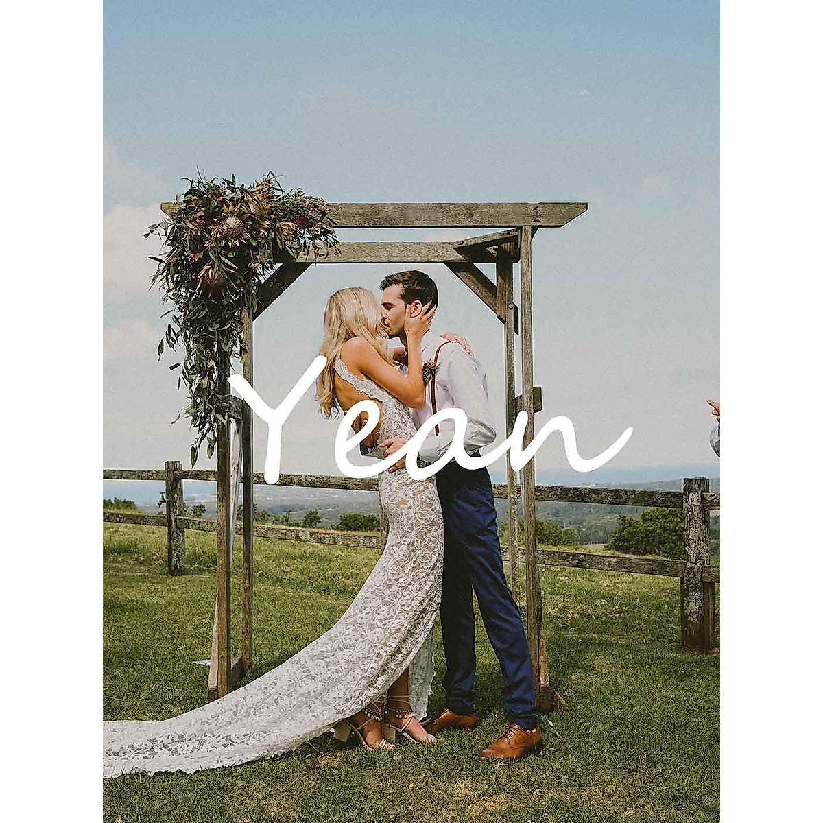 Yean Bride Silver Bridal Necklace Earrings Set Crystal Wedding Jewelry Set Rhinestone Choker Necklace for Women (Silver) (Gold)