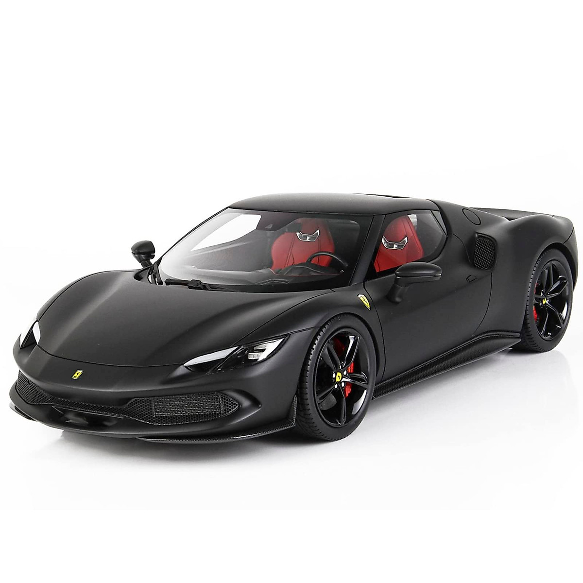 BBR 296 GTB Matt Black with Display CASE Limited Edition to 20 Pieces Worldwide 1/18 Model Car P18210 MB1