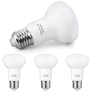Dimmable R20 Led Light Bulbs, 7W(65W Incandescent Bulbs Equivalent), 5000K Daylight White, 700 Lumen, E26 Base Recessed Light Bulbs, BR20 LED Flood Light for Home or Office Space, (4 Pack)